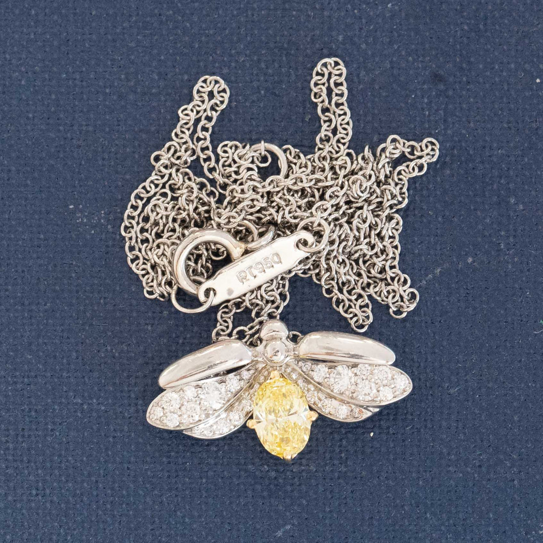 Fancy Yellow Diamond Firefly Pendant, by Tiffany & Co.