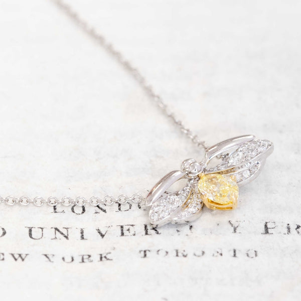 Fancy Yellow Diamond Firefly Pendant, by Tiffany & Co.