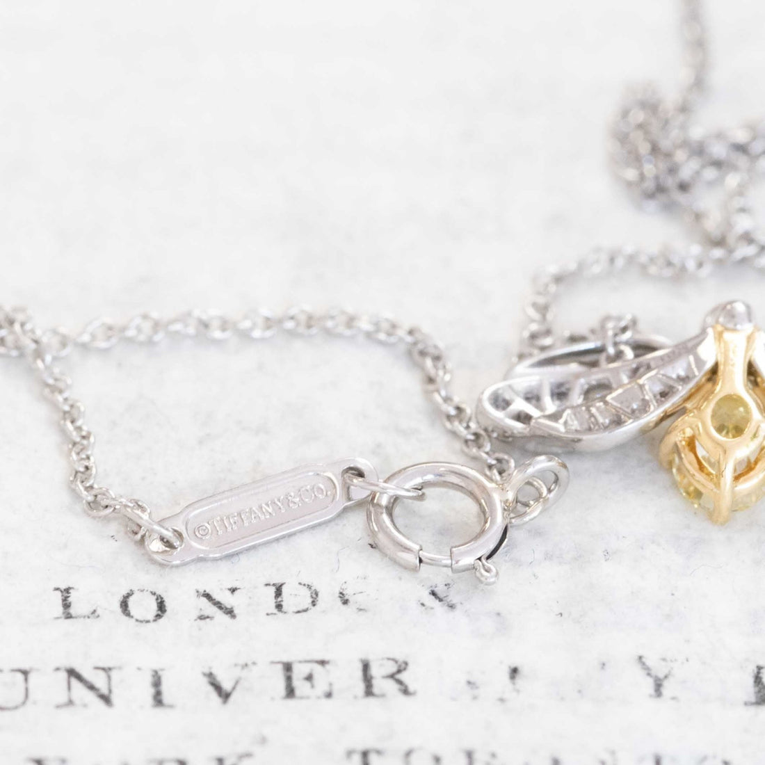 Fancy Yellow Diamond Firefly Pendant, by Tiffany & Co.