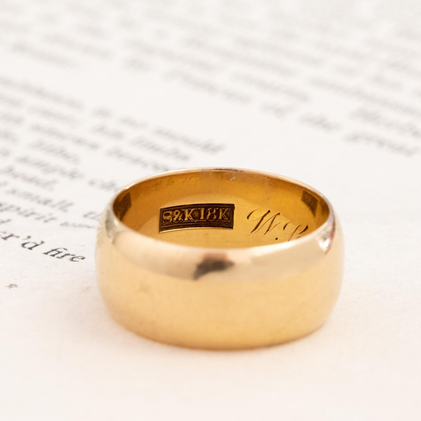 Cigar Band Rings | Vintage & Gold Cigar Wedding Bands
